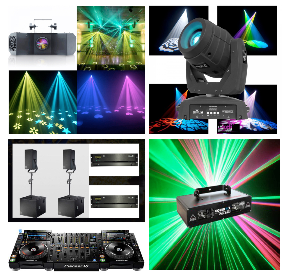 House Party Lighting Packages LED Disco DJ Lighting Hire Oxford